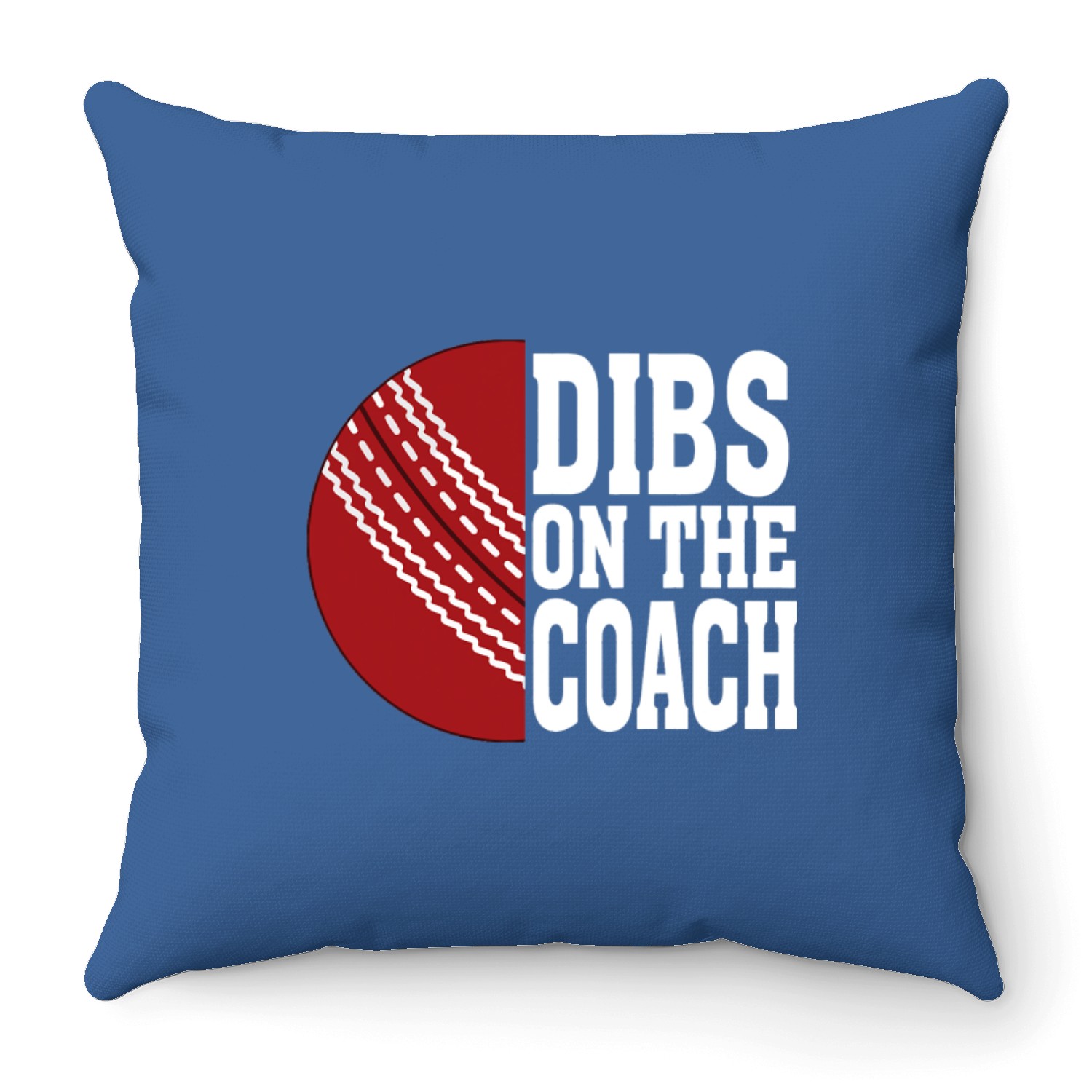 Cricket Fan Dibs On The Coach Funny Cricket Vintage Coaching Game Day ...