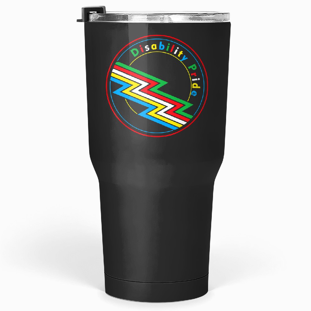 Disability Pride Flag Disabled Month Disability Awareness Tumblers 30 ...